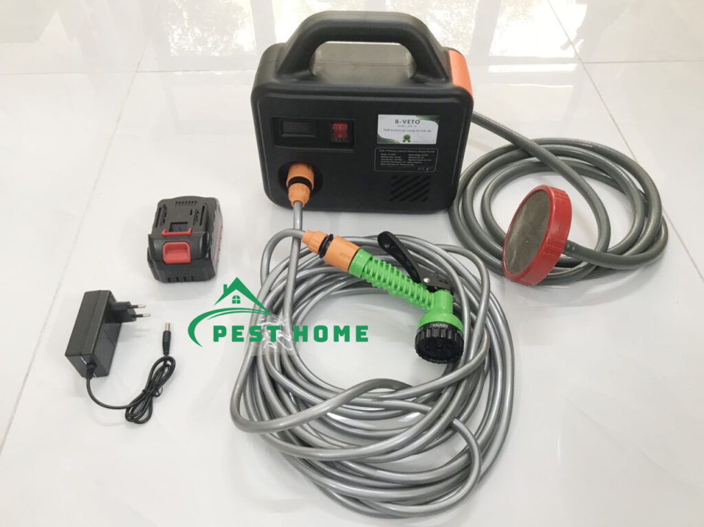 Máy bơm nước mini tưới cây B-VETO GFB-03 chạy bằng Pin