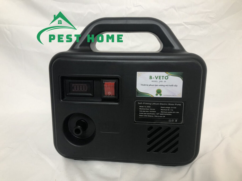 Máy bơm nước mini tưới cây B-VETO GFB-03 chạy bằng Pin